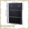 Baseball Card Display Case Acrylic Sports Card Display Frame 3-Tier ...