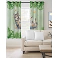 Cartoon Wolf Blackout Curtains for Bedroom Living Room Darkening ...