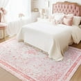 Pink Rug for Bedroom Girl Nursey 5x7 - Bow Dorm Rug for College,Cute ...