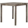 LHYY 5 Piece Counter Dining Set,36-inch Square Dining Table with 4 ...