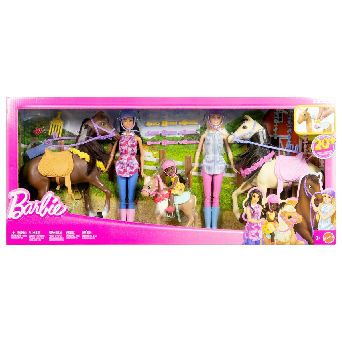 Click here for Barbie & Horses  Riding Playset prices