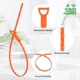 25 Inch Drain Snake, 6 Pack Drain Clog Remover,Sink Snake for Sewer ...