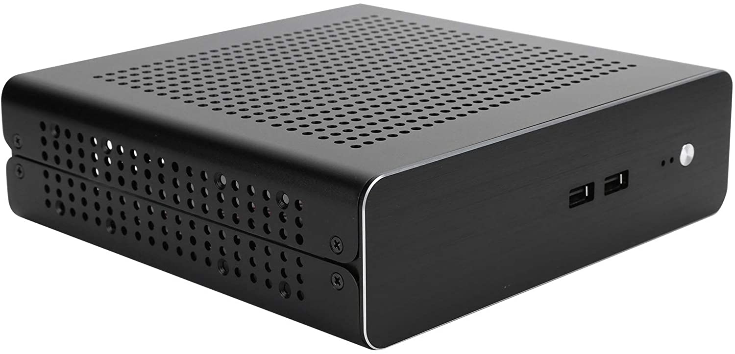 HTPC Chassis DIY Computer Case, Full Aluminum DC?ATX Power Supply Mini ...