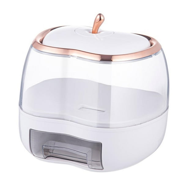 5kg Rice Storage Container Airtight Grain Dispenser Food Grain Box Bin ...