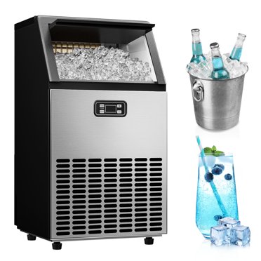 Costway Automatic Electric Ice Maker - Stand Alone, 110Lbs/24H ...