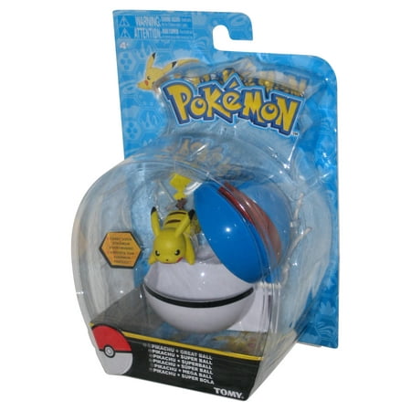 Pokemon Pikachu & Great Super Poke Ball (2016) Tomy Toy Figure - Walmart.ca