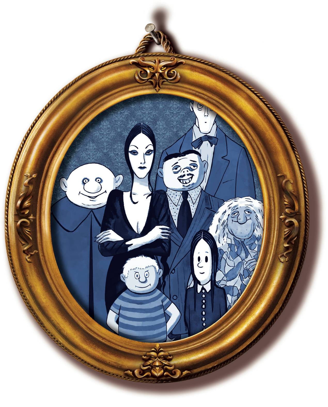 The Addams Family Gomez Wednesday Morticia Uncle Fester Edible Cake ...