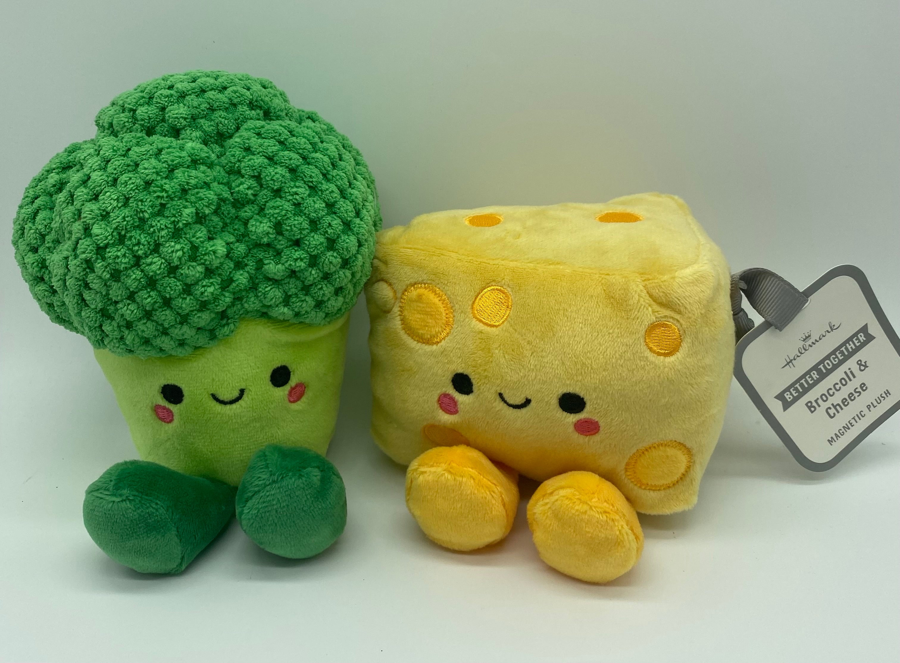 Hallmark Better Together Broccoli and Cheese Magnetic Plush New with ...