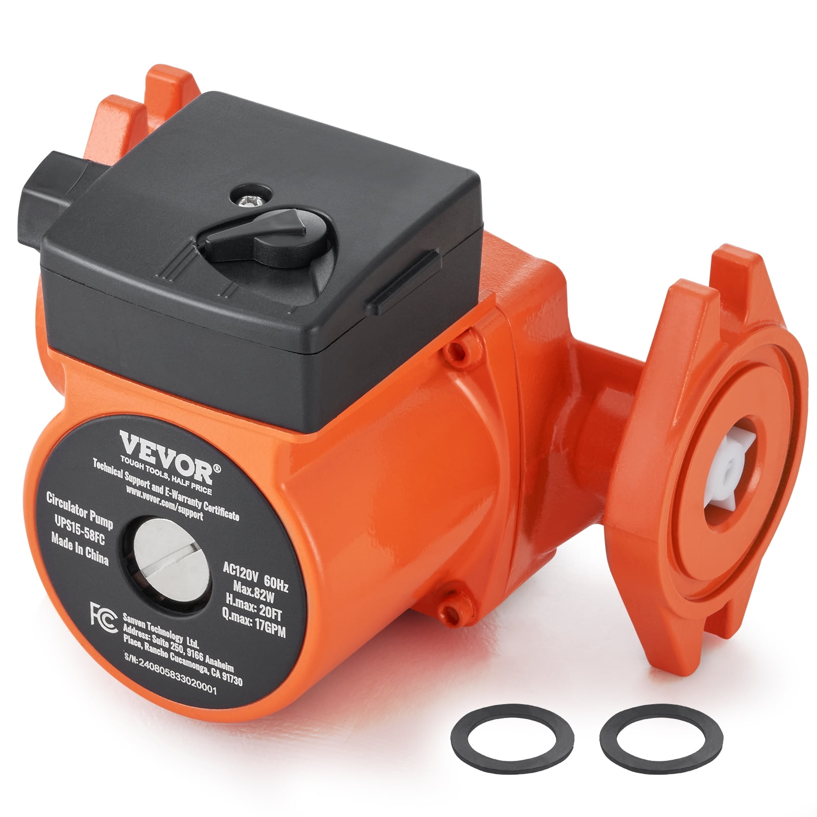 Click here for Vevor Ups15-58fc Hot Water Circulation Pump 110v 8... prices