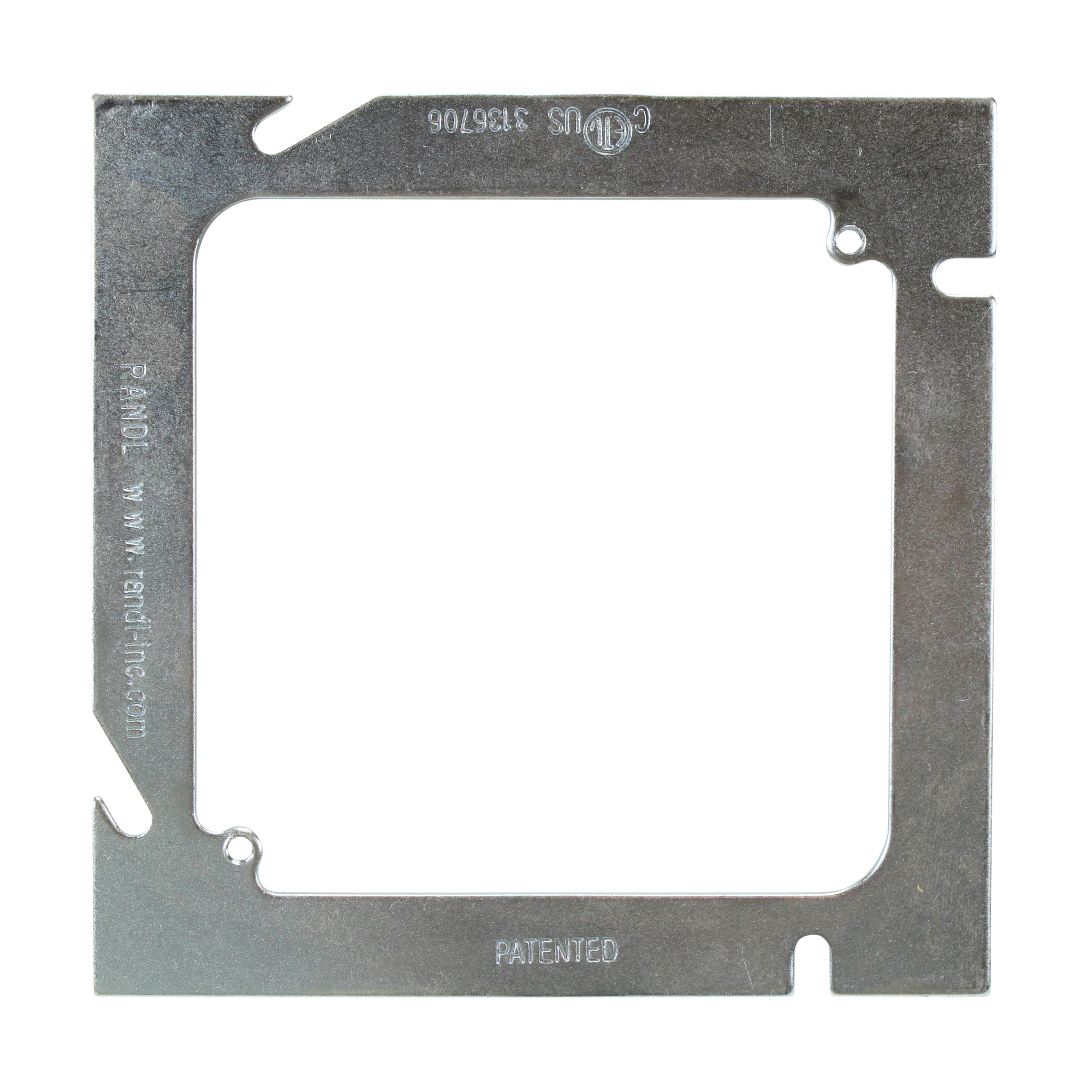 Randl N-54000 Flat 5" X 4" Square Outlet Box Ring 5 Swaure Box (20 Pack ...