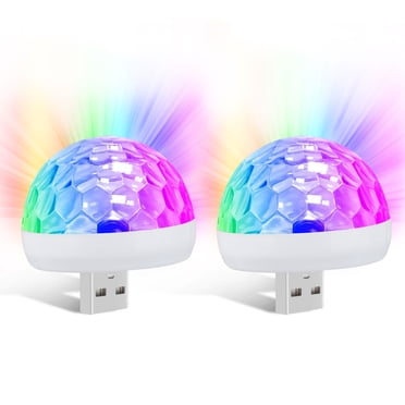 Kicko LED Multi-Colored Revolving Lighting Ball Disco Light for Home ...