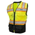 Fierce Safety Premium Surveyors Class 2 Heavy Duty Vest Tablet Pockets ...