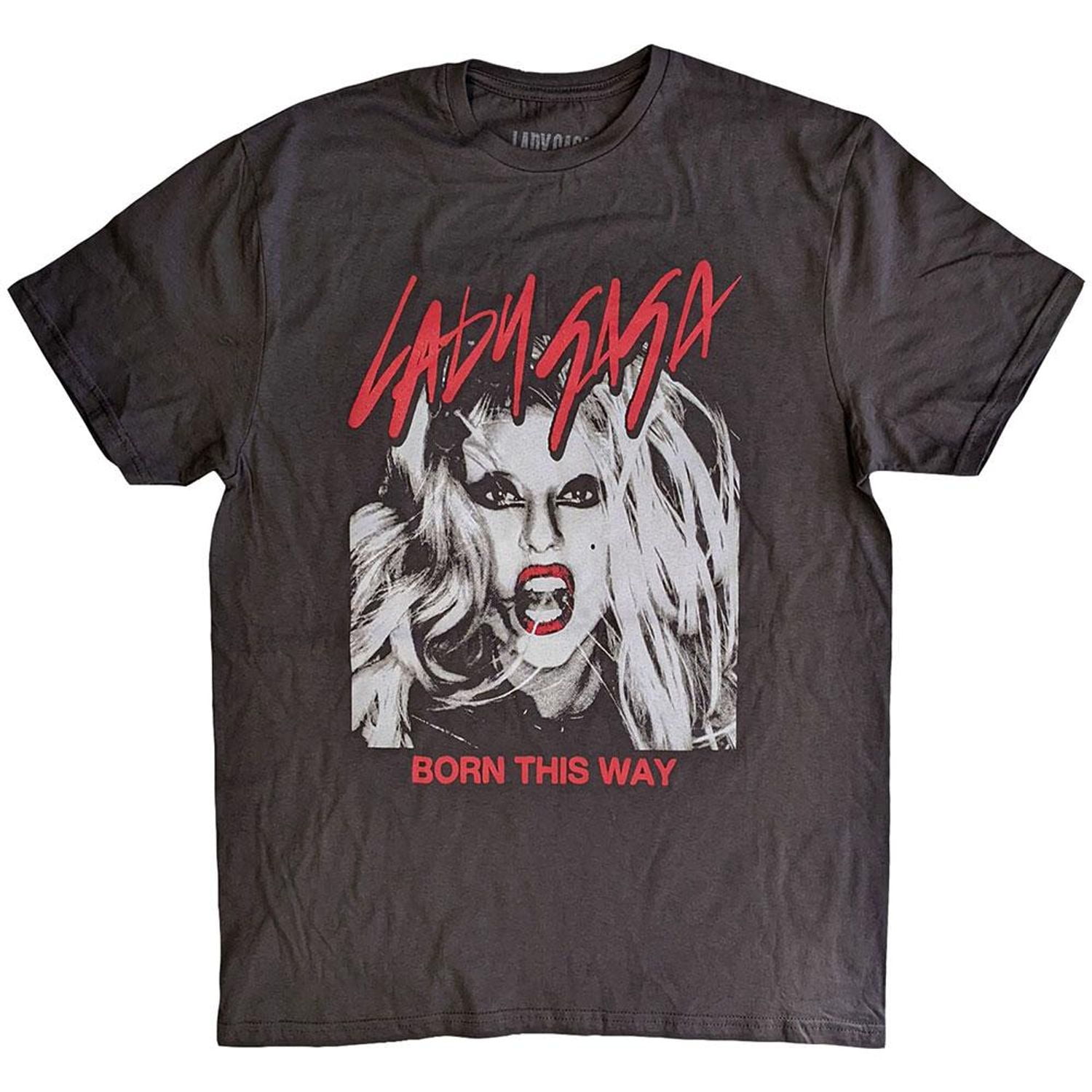Click here for Lady Gaga Adult Born This Way Photograph T-Shirt X... prices