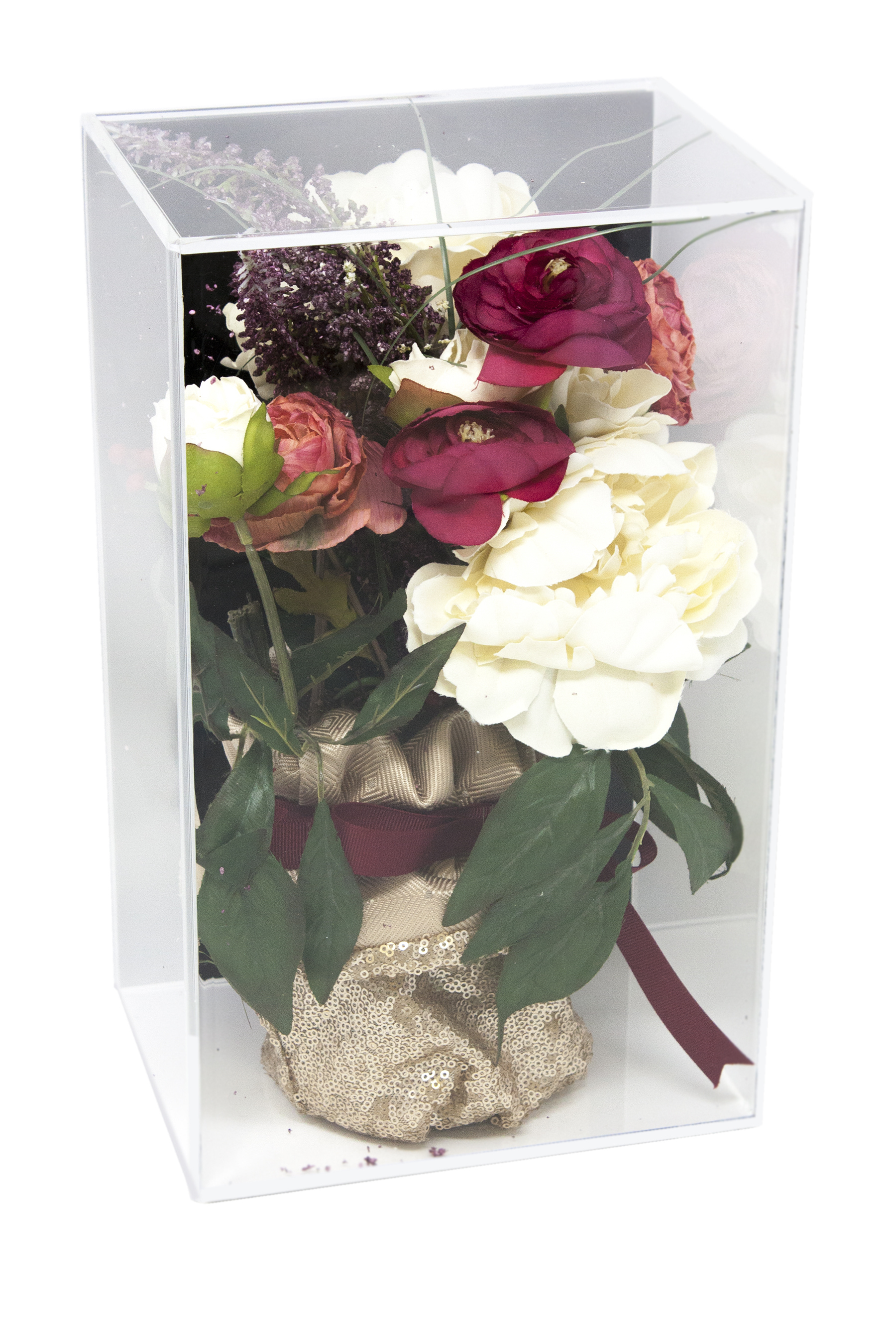 Versatile Deluxe Acrylic Display Case with Wall Mount and Black Back 8 ...