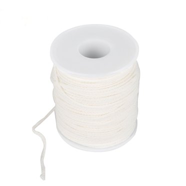 Pre-Waxed Wick with Clip, Bleached, 9", 6pk - Walmart.com