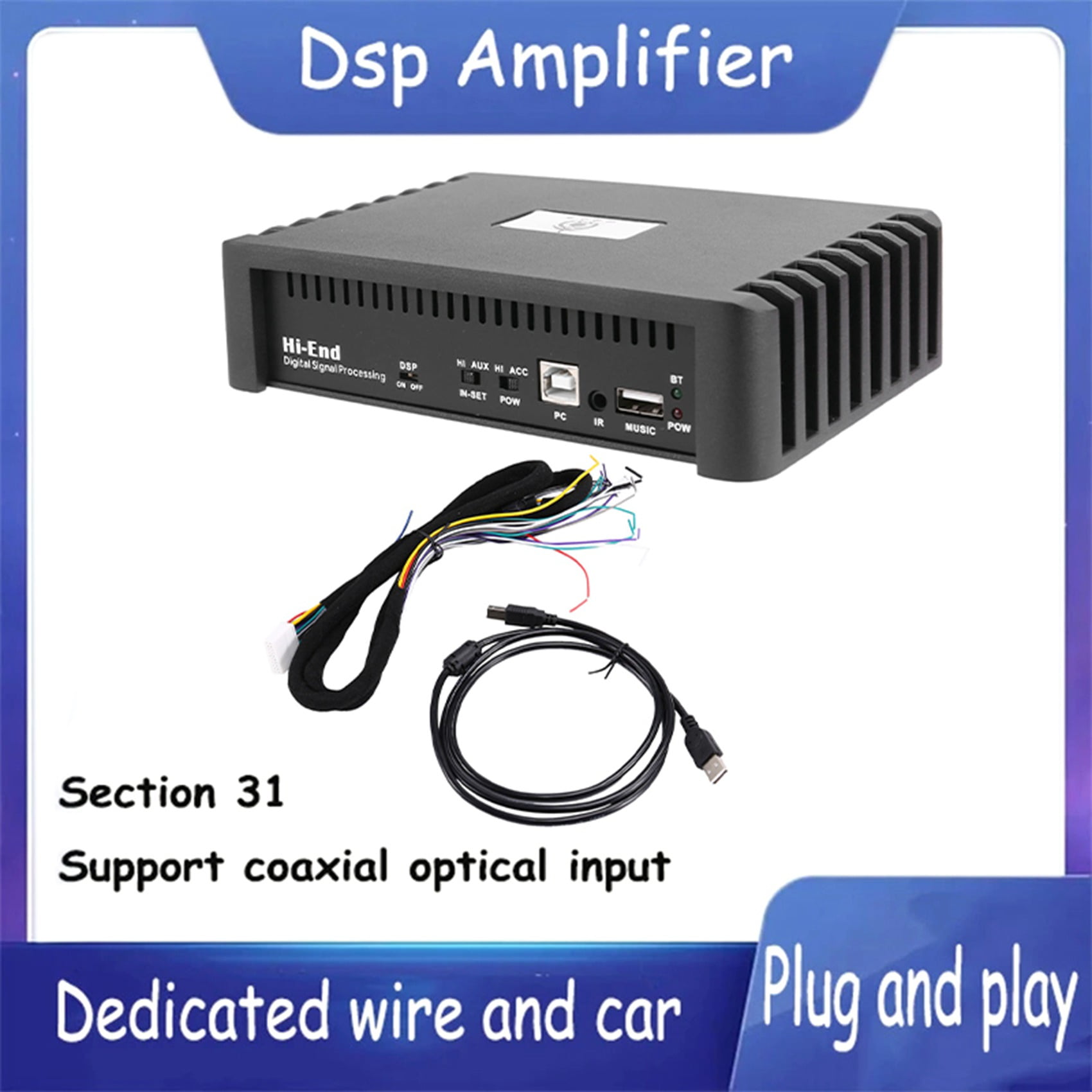 4-Way DSP Car Power Amplifier with 31 Segments & 4 Philippines | Ubuy