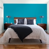 Glidden Fundamentals Mediterranean Blue / Blue, Flat Interior Paint, 1 ...