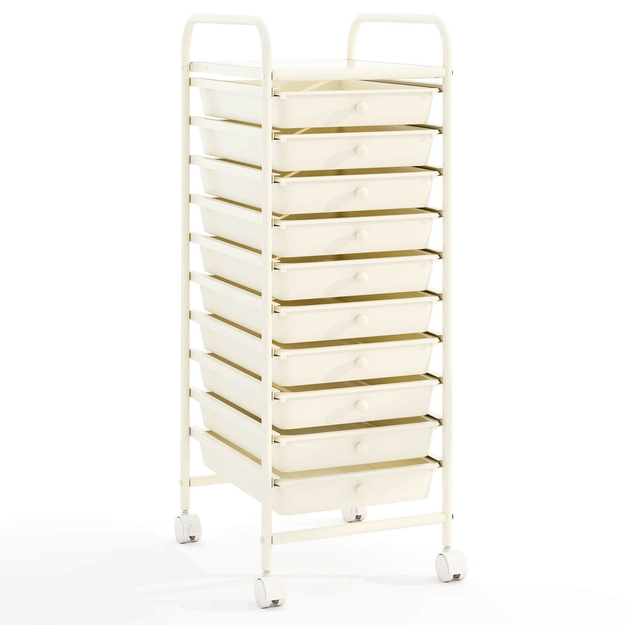 Click here for Costway 10 Drawer Rolling Storage Cart Scrapbook P... prices