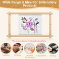 Embroidery Frame Needlepoint Embroidery Tapestry Scroll Frame Beech ...
