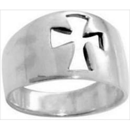 Ring Cutout Malta Cross Style 434 Stainless Steel Size 6 | Walmart Canada