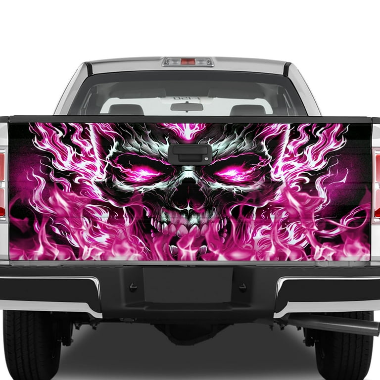 Skull Flame Vinyl Wraps