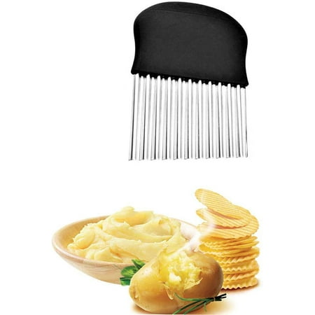 French Fry Slicer Wavy Crinkle Cutting Tool Chopping Knife Cooking ...
