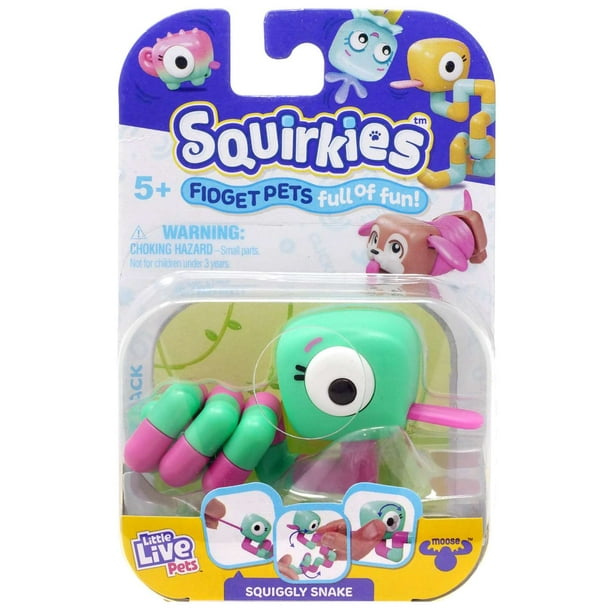 Little Live Pets Squirkies Squiggly Snake Figure (Green) - Walmart.com