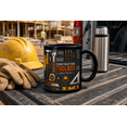 2D Flat Mug, Construction Toolbox Mug Built to Fix Gift for Contractors ...