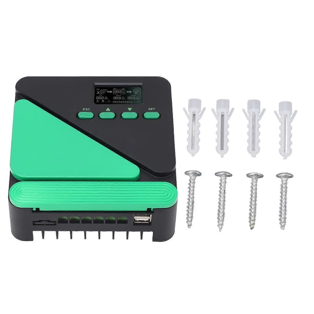 MPPT Solar Charge Controller 12V 24V Intelligent Regulator LCD Display ...