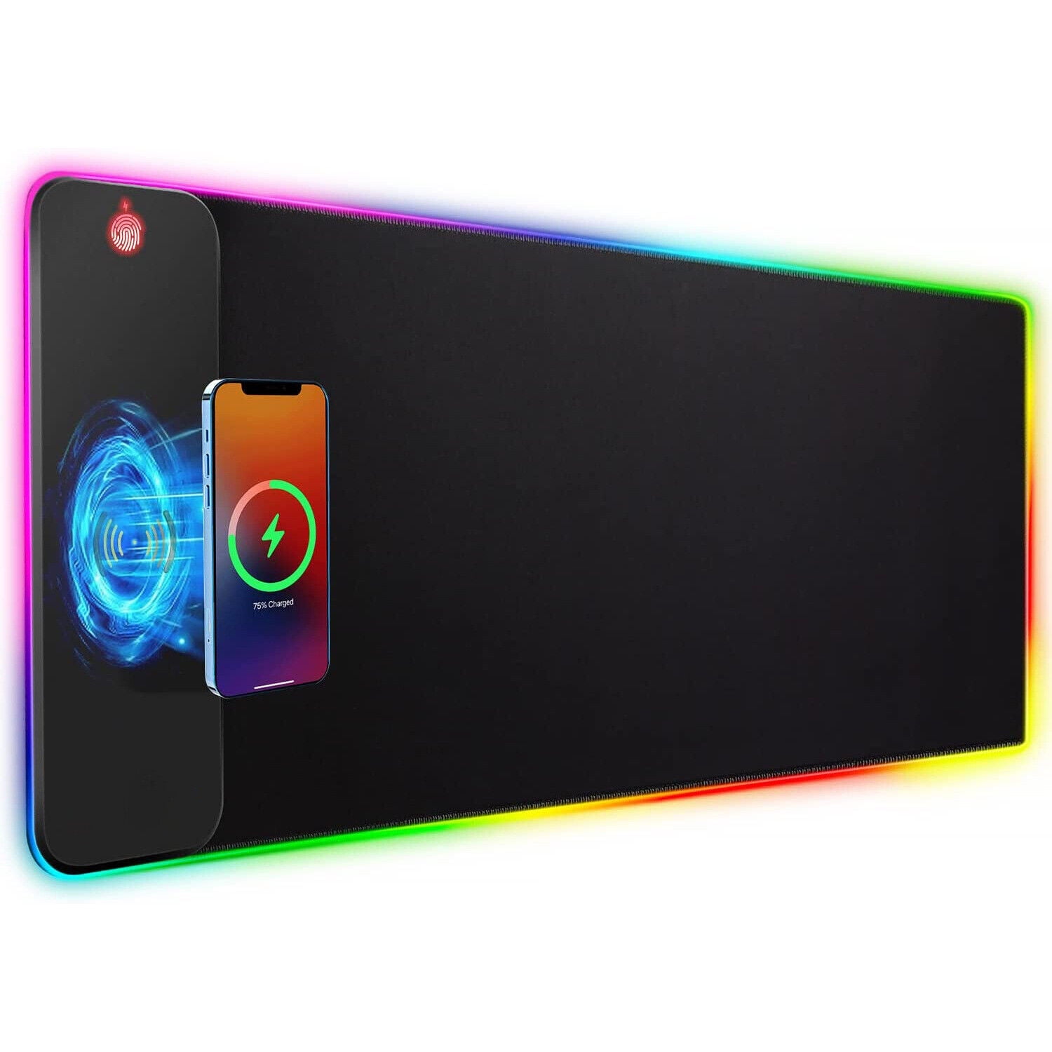 Click here for Extended Rgb Gaming Mouse Pad  With Wireless Charg... prices