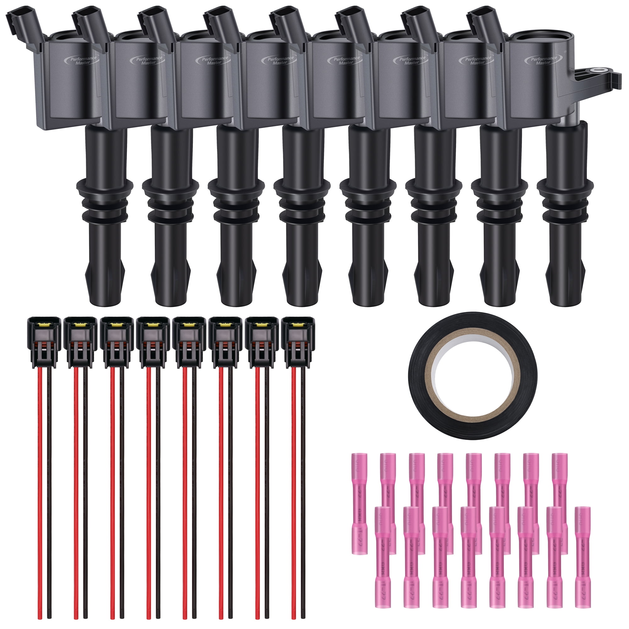 Ignition Coils & Pigtail Wiring Harness Fits Ford Expedition Explorer F ...