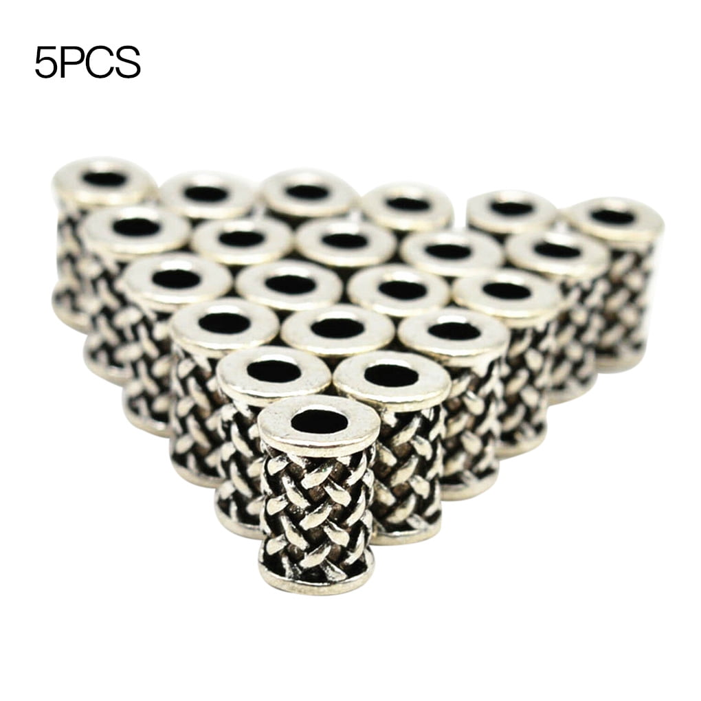 5pcs Vintage Style Beard Hair Beads Bracelet Pendant Necklace DIY Beads ...