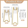 8Bags 2 Styles Iron Photo Frame Display Stands Easels Picture Frame ...