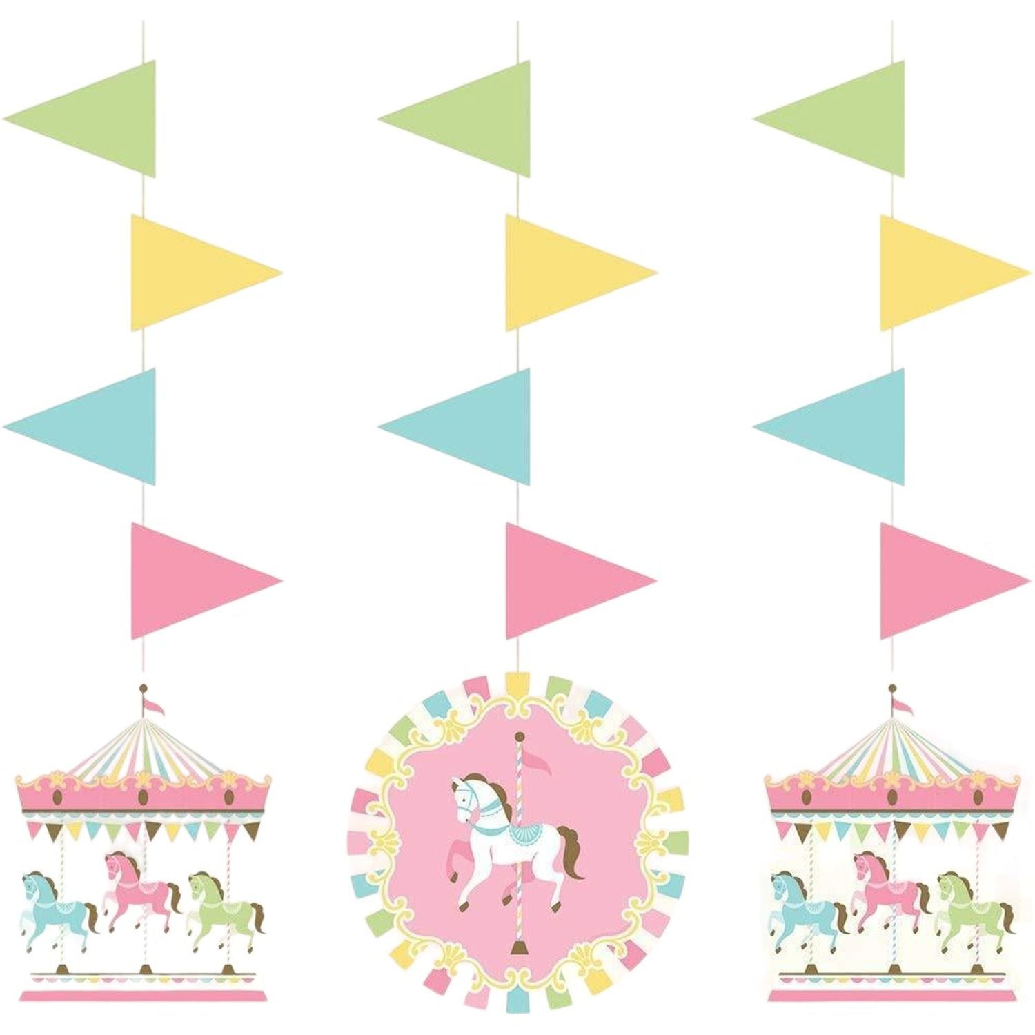 Click here for Creative Party Carousel Hanging Decoration (Pack O... prices