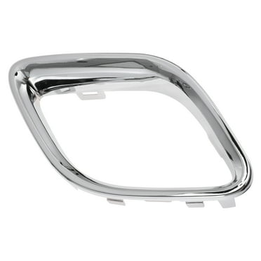 Kojem Front Bumper Upper Center Hood Grill ABS Black Badgeless Mesh ...