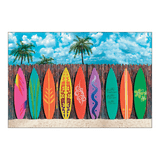 Surfs Up Surfboard Backdrop Banner - Party Decor - 3 Pieces - Walmart.com