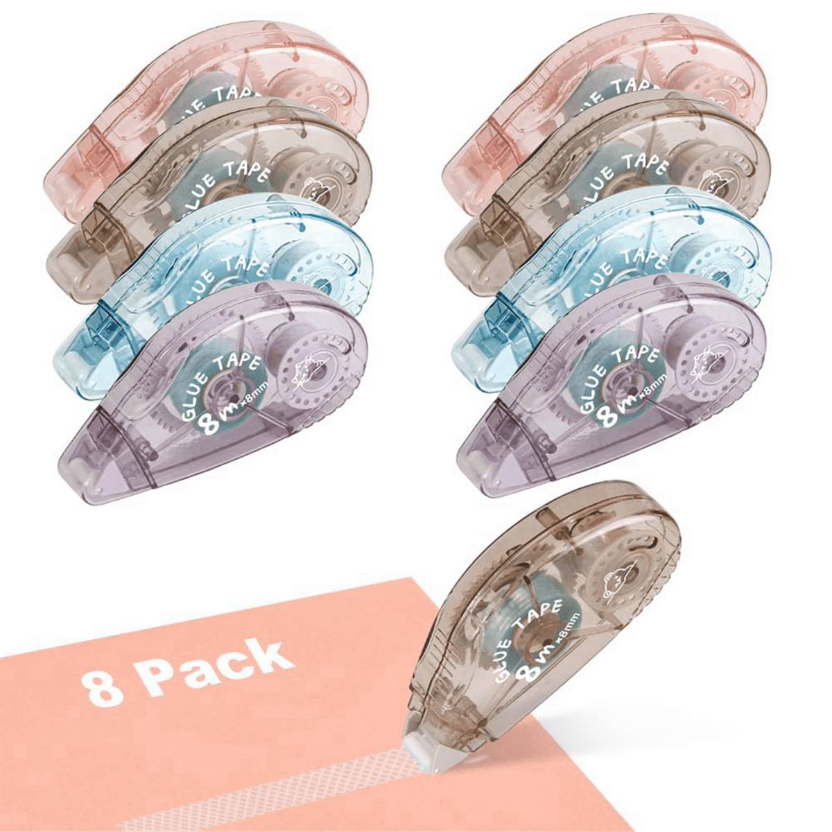 Click here for Unbranded Double Sided Tape Roller - 8 Pack Adhesi... prices