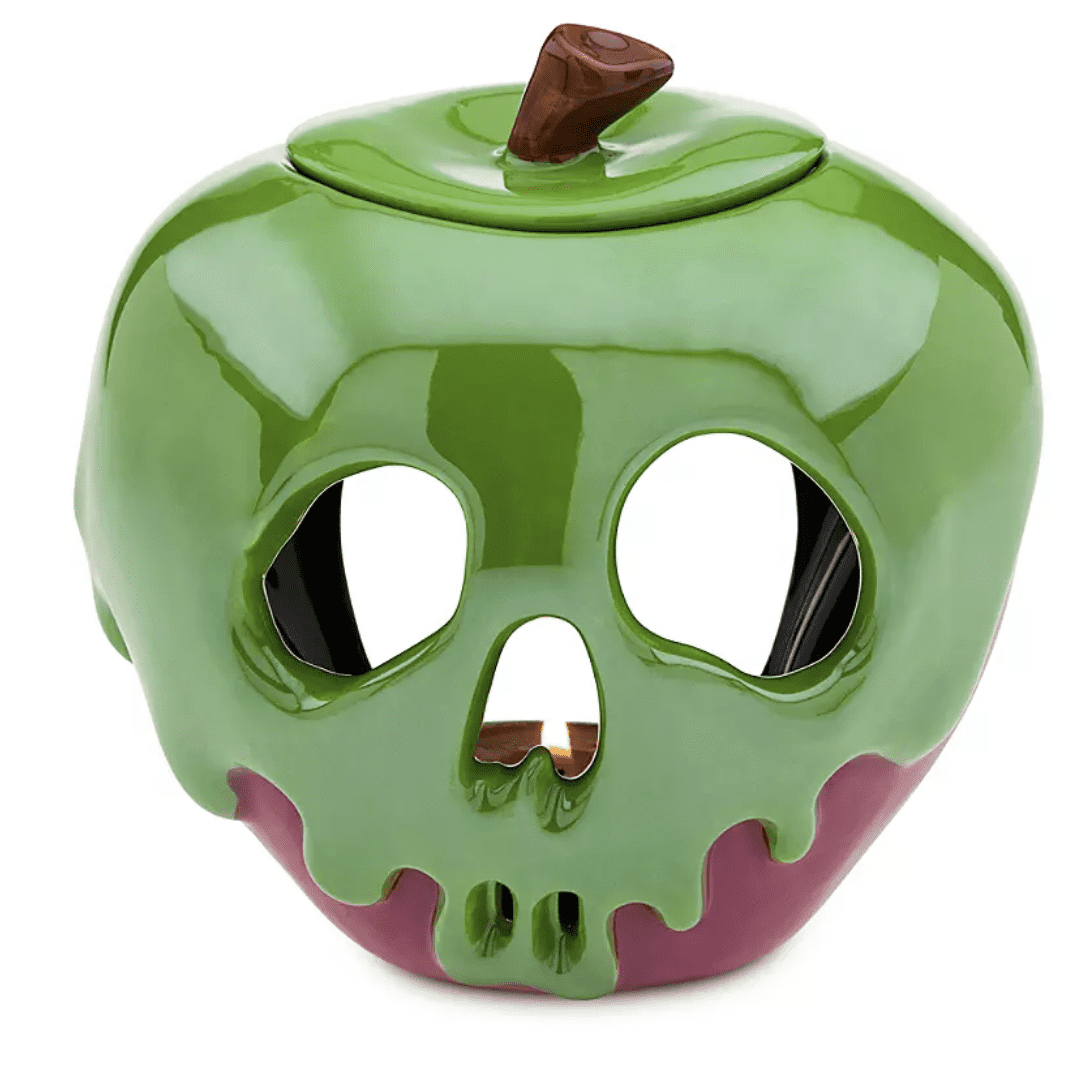 Disney Poison Apple Just one Bite Halloween Votive Candle Holder Snow ...