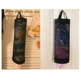 3PCS Reusable Bag Holder, Folding Hanging Trash Dispensers with Hooks ...