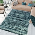 Superior Sunderland Oriental Chevron and Overdyed Transitional Area Rug ...