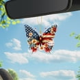 2D Butterfly Pattern Acrylic Hanging Pendant, Flat Printed Backpack ...