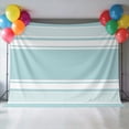 Aqua Striped Backdrops for Photography, Modern Farmhouse Stripe ...