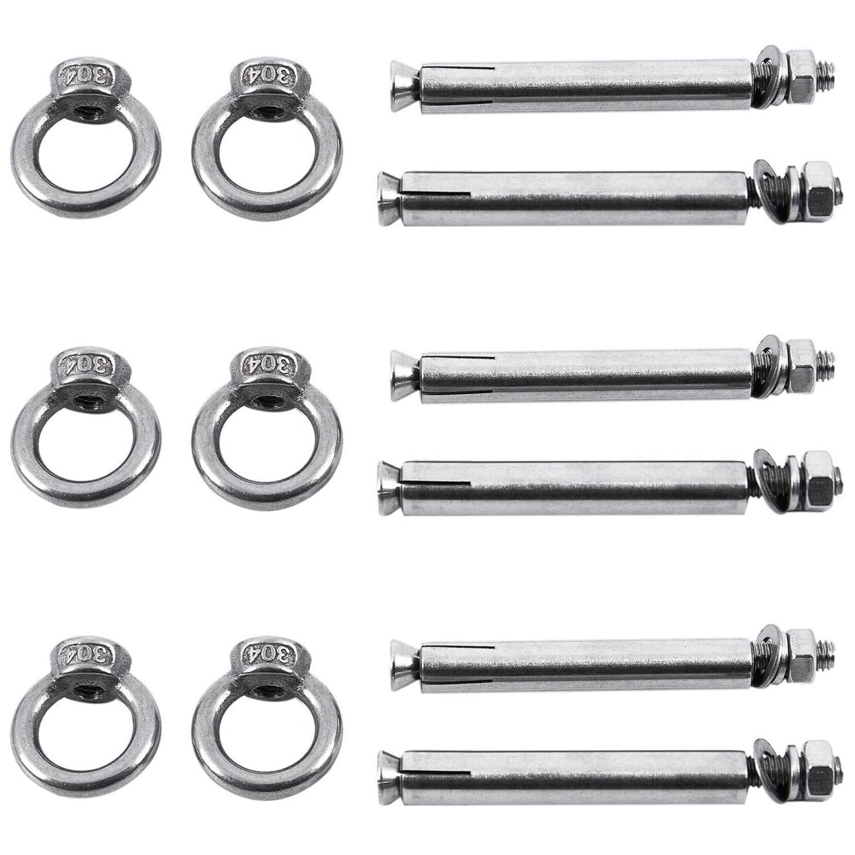 Click here for Geloo 6pcs Stainless Steel Raw Style Shield Anchor... prices