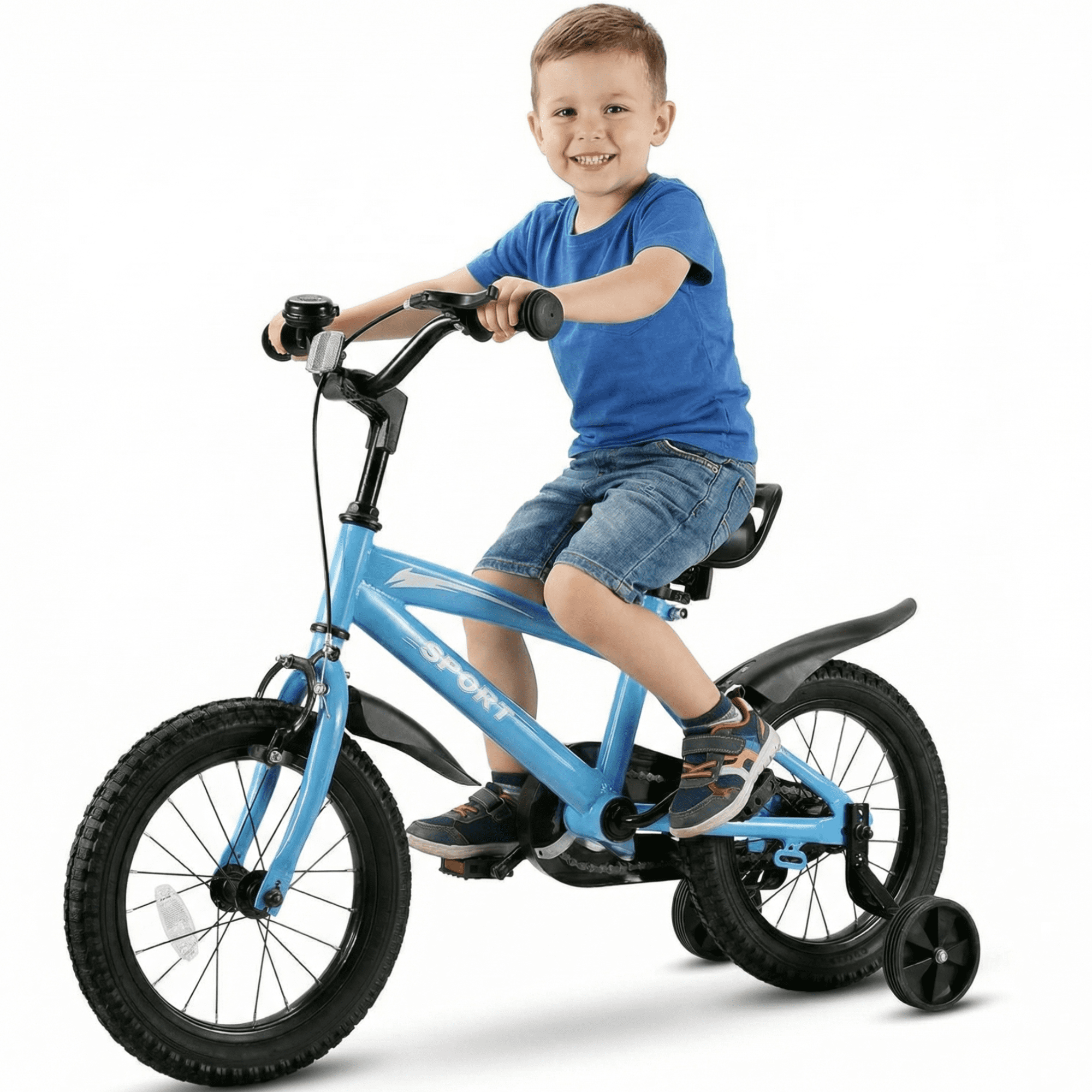 Click here for Naipo 14 Inch Kids Bike With Training Wheels Adjus... prices