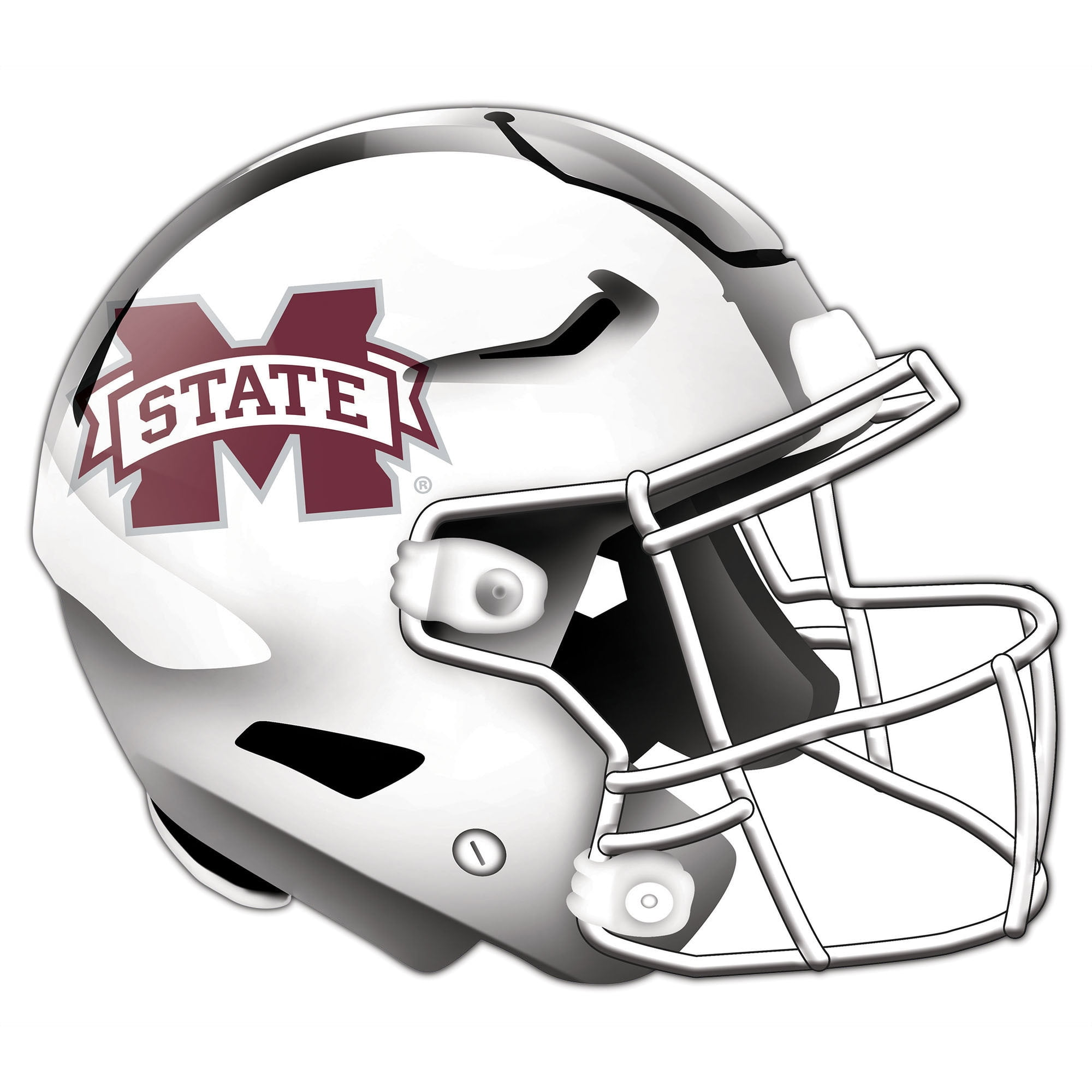 Mississippi State Bulldogs 24'' Authentic Helmet Cutout - Walmart.com ...