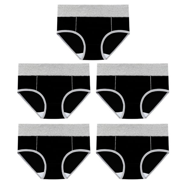 letairis 5 Pieces Seamless High Waist Women Underwear Cotton Push Up ...