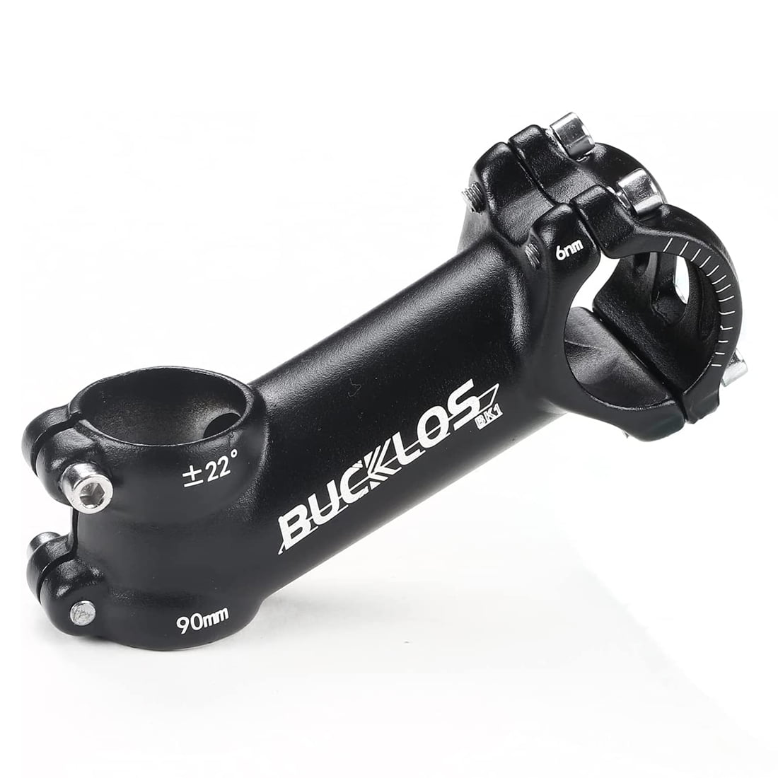 BUCKLOS BK1 31.8mm Mountain Bike Handlebar Stem 7/17/22 Degree Aluminum ...