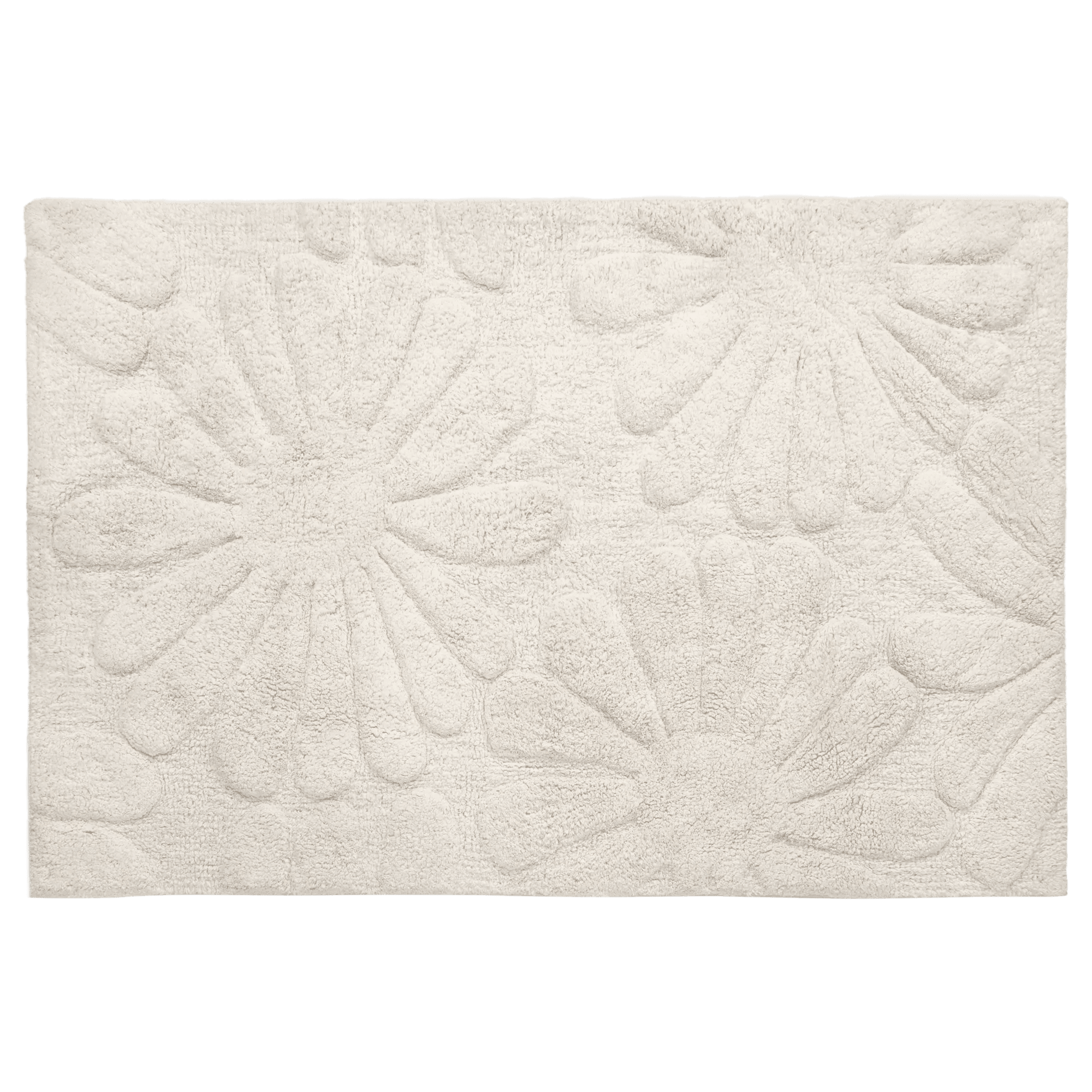 Click here for Bouclair Off White Hazo Floral Rug 72 X 48 In (183... prices