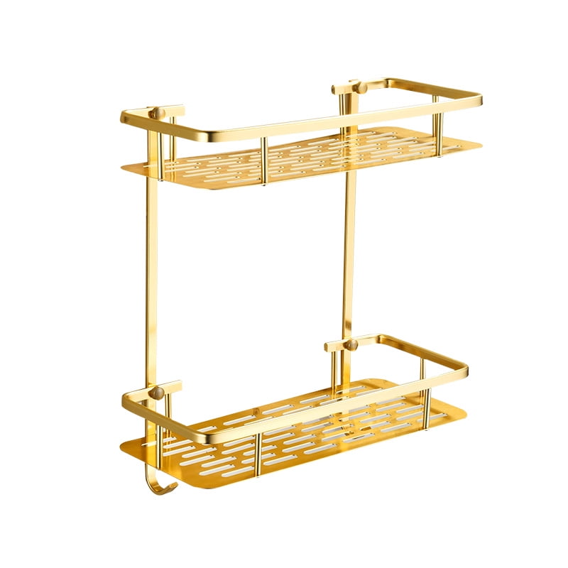 Click here for Nielieping Gold Shower Shelf  Bathroom Wall Shelf... prices