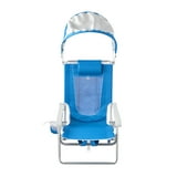 GCI Outdoor SunShade Backpack Beach Chair Reclining Low Profile Seat ...